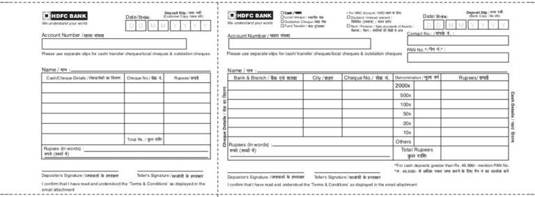 How to generate and download HDFC Bank Deposit Slip • webnotes.in